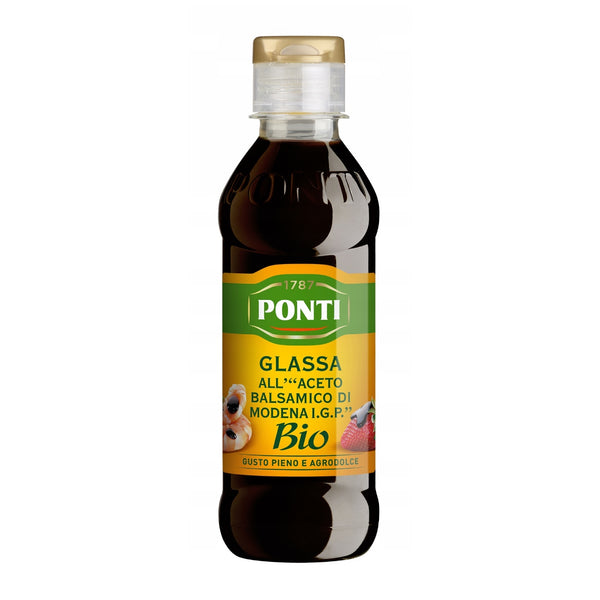 PONTI Modena IGP balsamic organic creamy glaze, 250g – MOOP MARKET